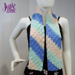 Scarf Squared - Double Crochet C2C Box Stitch Tutorial | Jessie At Home